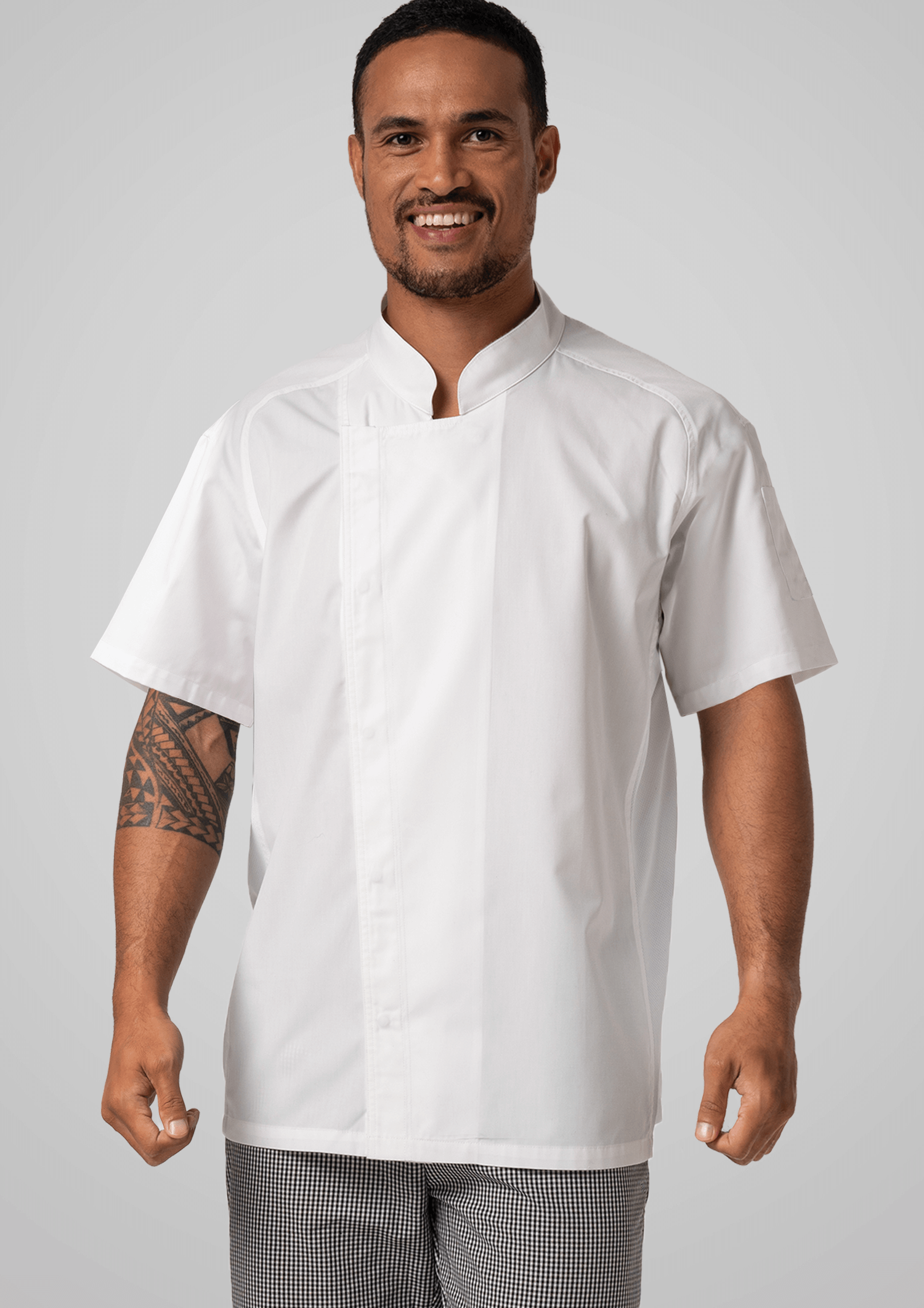 HospitalityContemporary Short Sleeve Chef Jacket